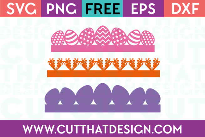 Free Borders SVG Files by Cut That Design