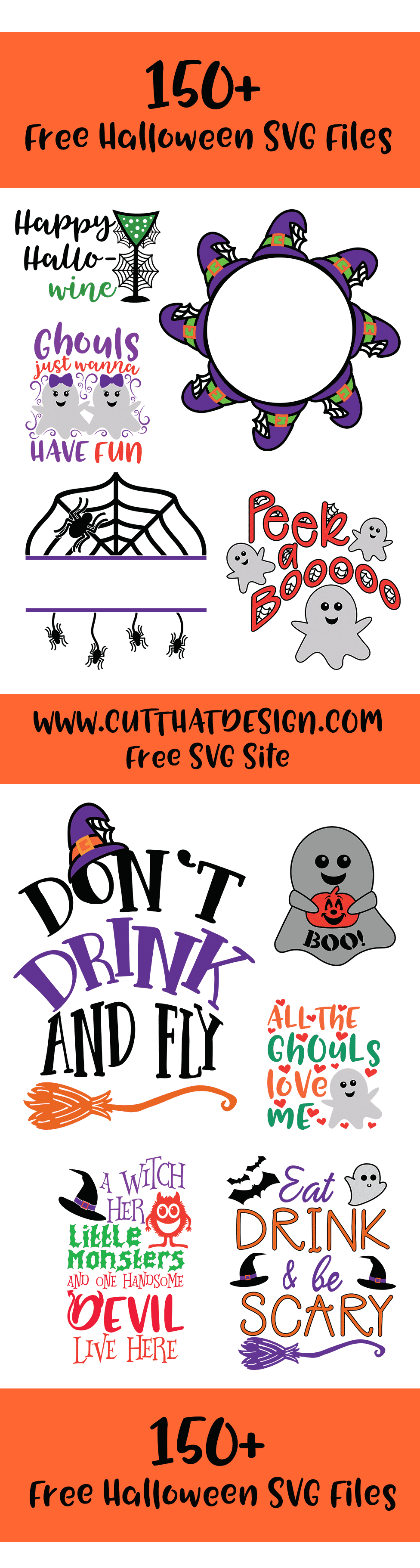 Over 100 Free Halloween SVG Files Cut That Design