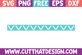 Free SVG Chevron Border Frame - Cut That Design