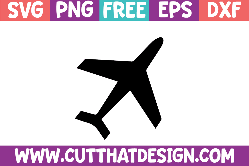 Free Airplane SVG & Clipart – PNG, EPS, DXF for Cricut & Crafts | Cut ...