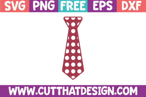 Free Spotty Tie SVG | Cut That Design