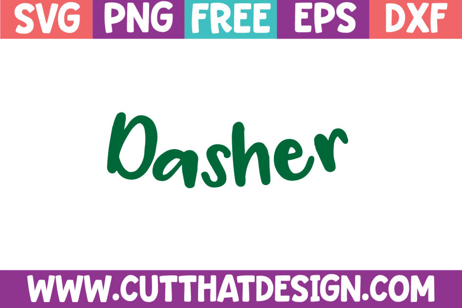 Dasher SVG – Cut That Design