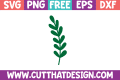 Free Leaf Foliage Design 4 SVG Clipart | Cut That Design