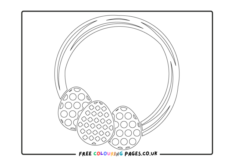 Easter Egg Monogram Frame #1 | Cut That Design