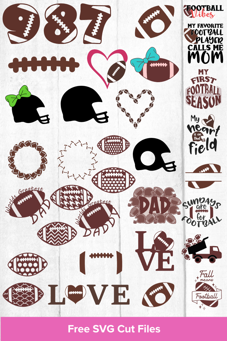Football SVG Files Bundle – Cut That Design